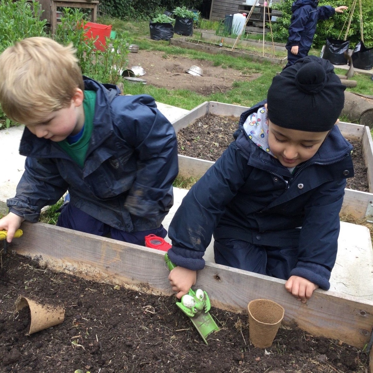Warwick Preparatory School - National Gardening Week At Forest School