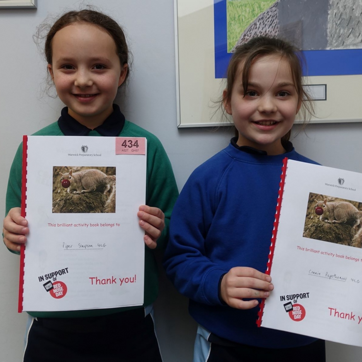 Warwick Preparatory School - Comic Relief Activity Books