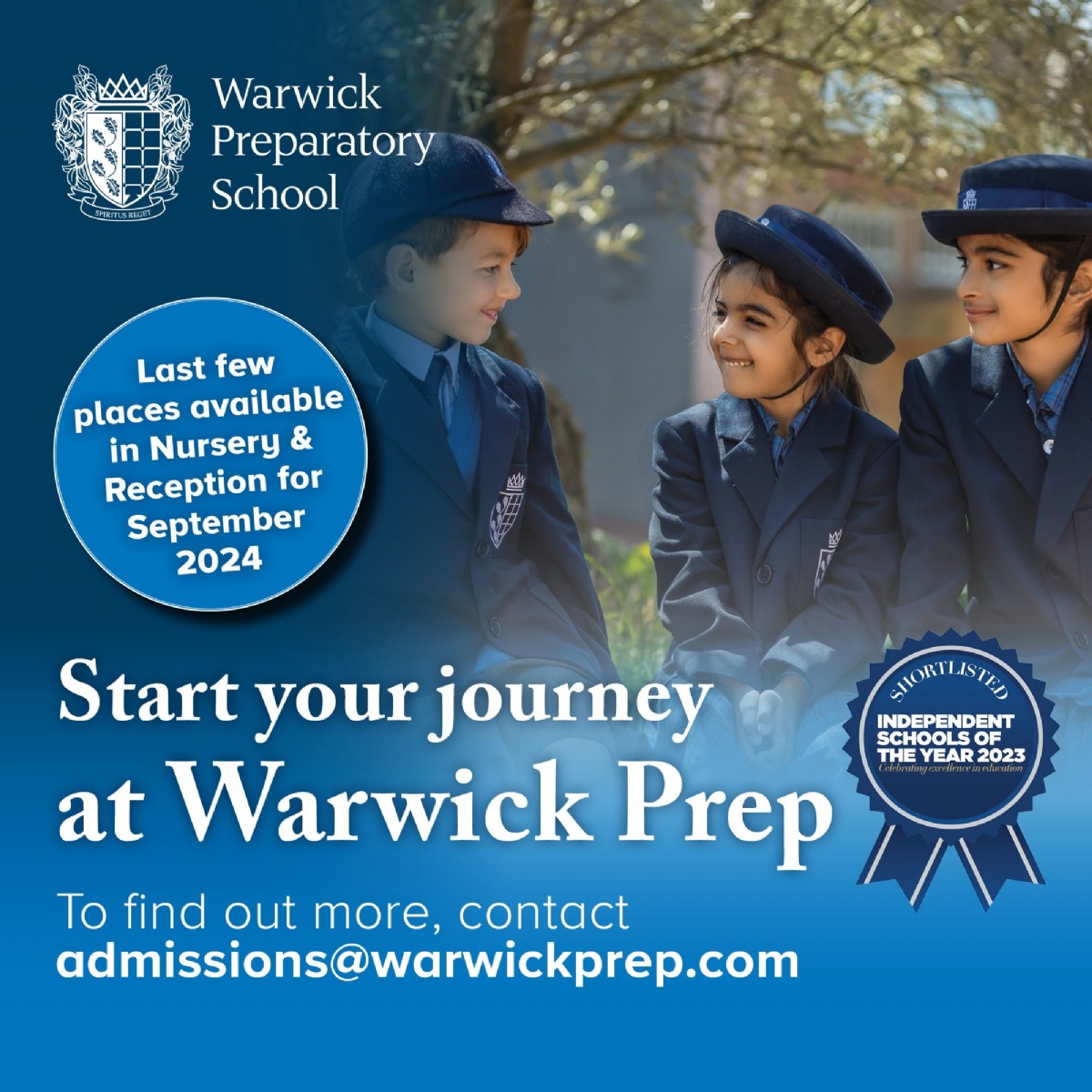 Warwick Preparatory School - Last few places available in Nursery ...
