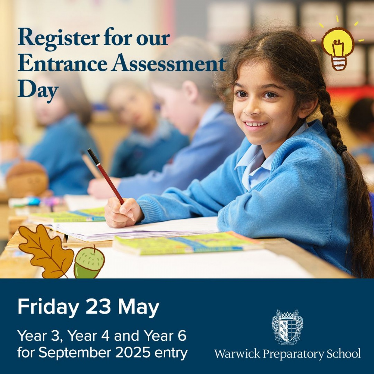 Warwick Preparatory School - Register for Entrance Assessment Day